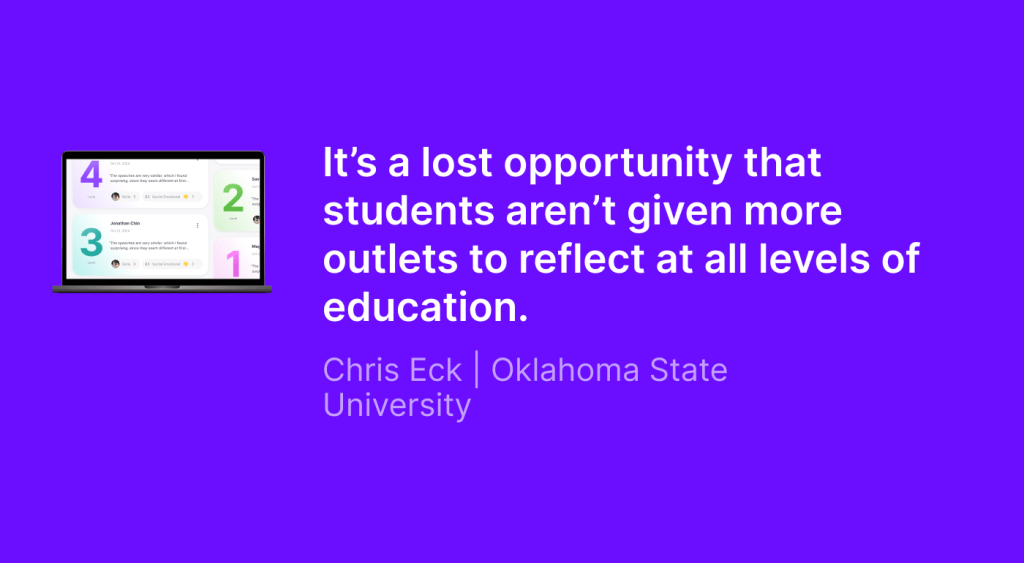 Reflection Belongs In Higher Education Swivl